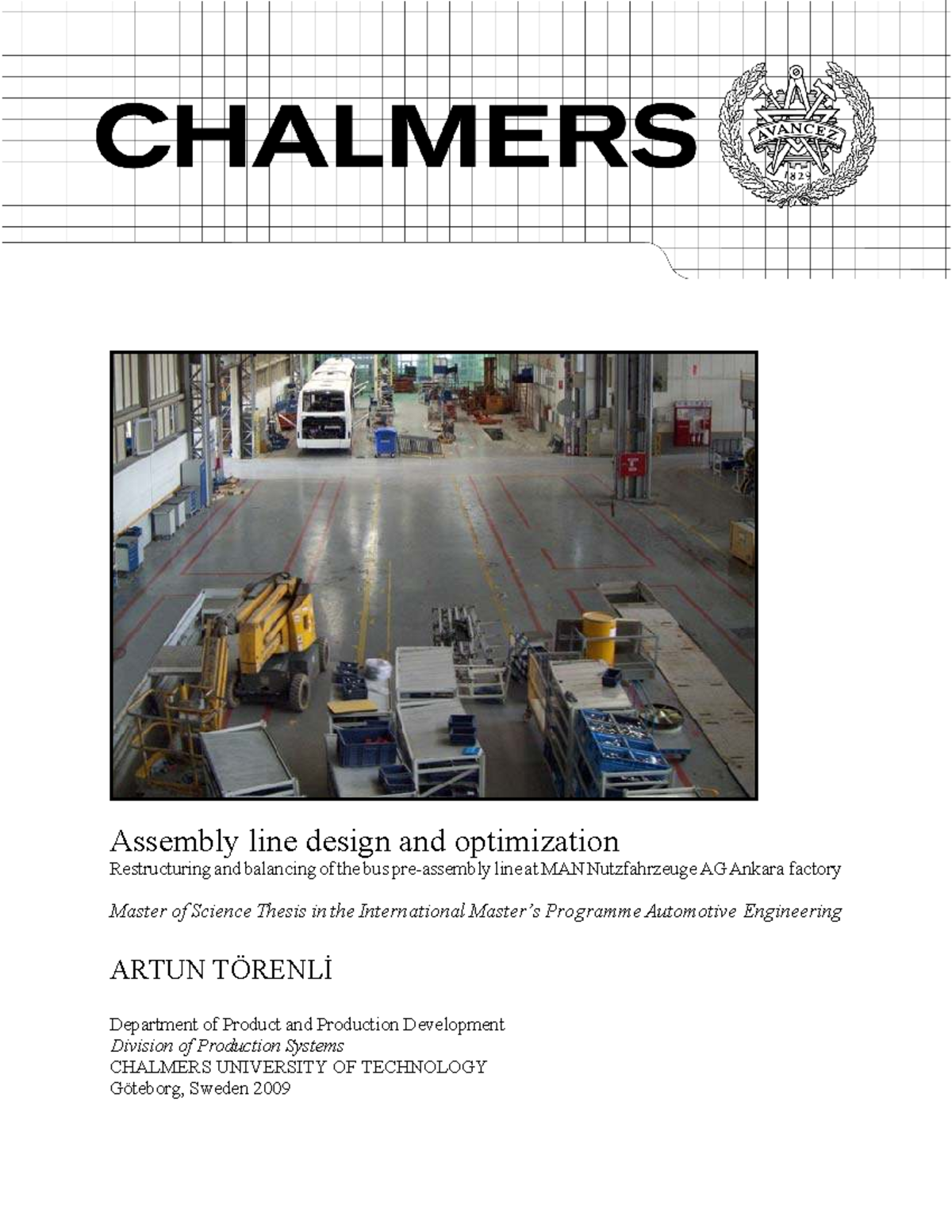Assembly Line Design & Optimization: Restructuring Bus Line at MAN ...