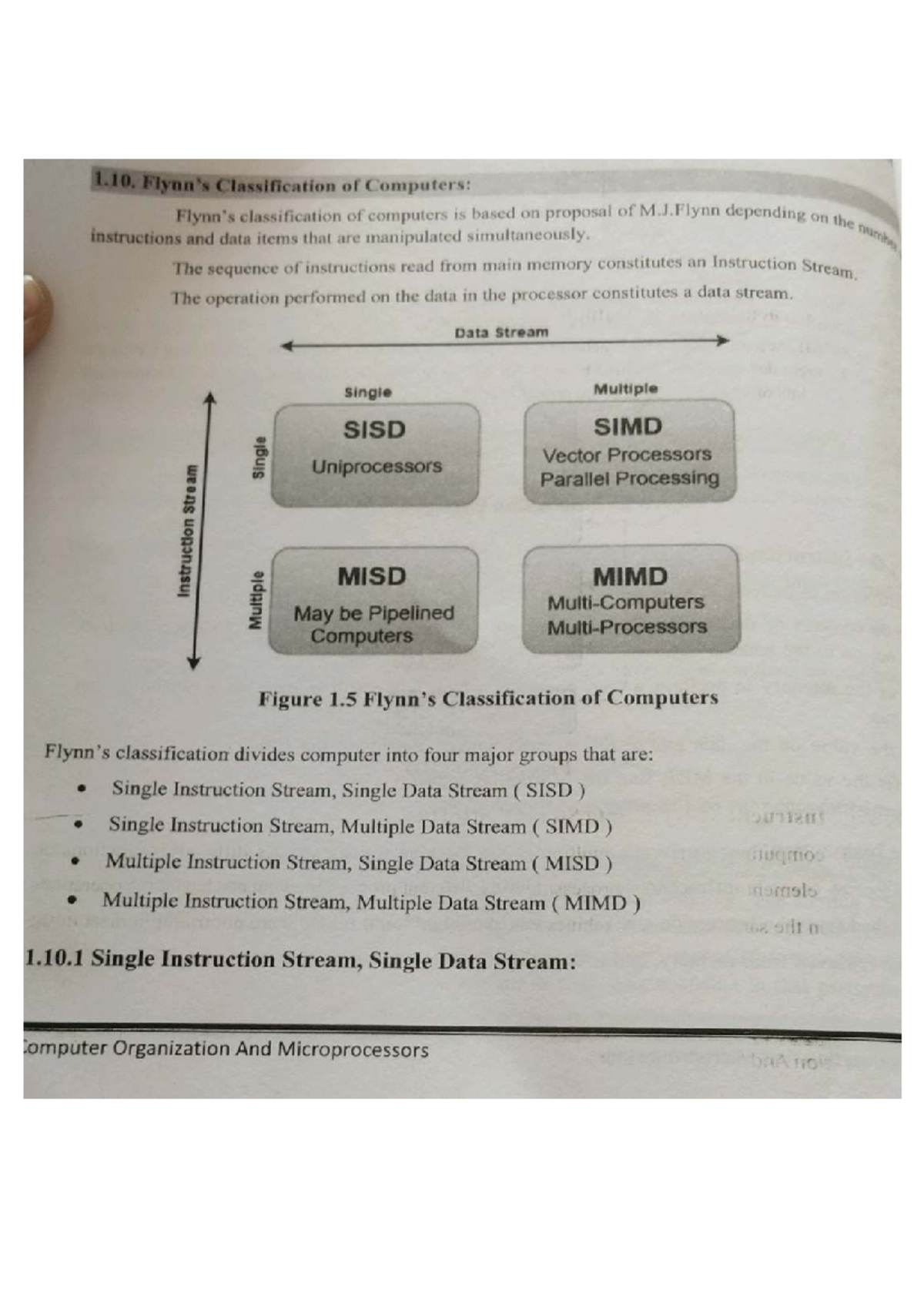 Flynn's Classification of Computers: SISD, SIMD, MISD, MIMD Overview ...