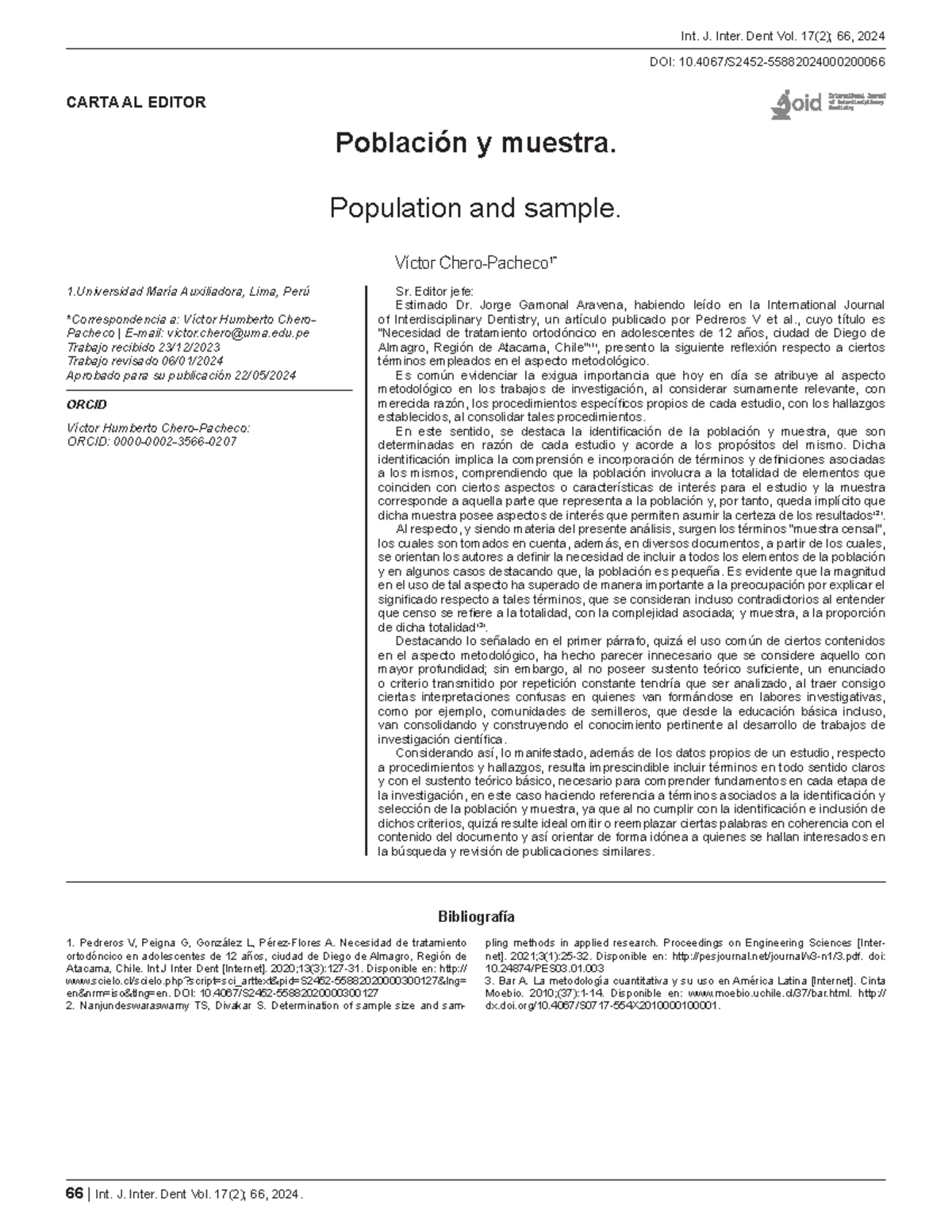 Población y muestra en investigación - POBLACION - Studocu