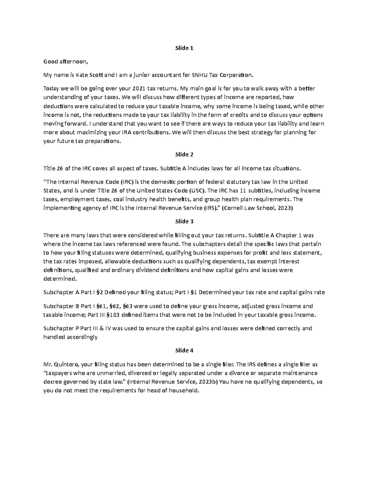 ACC 330 Module Two Adjusted Gross Income Assignment Template Josh 22 ...