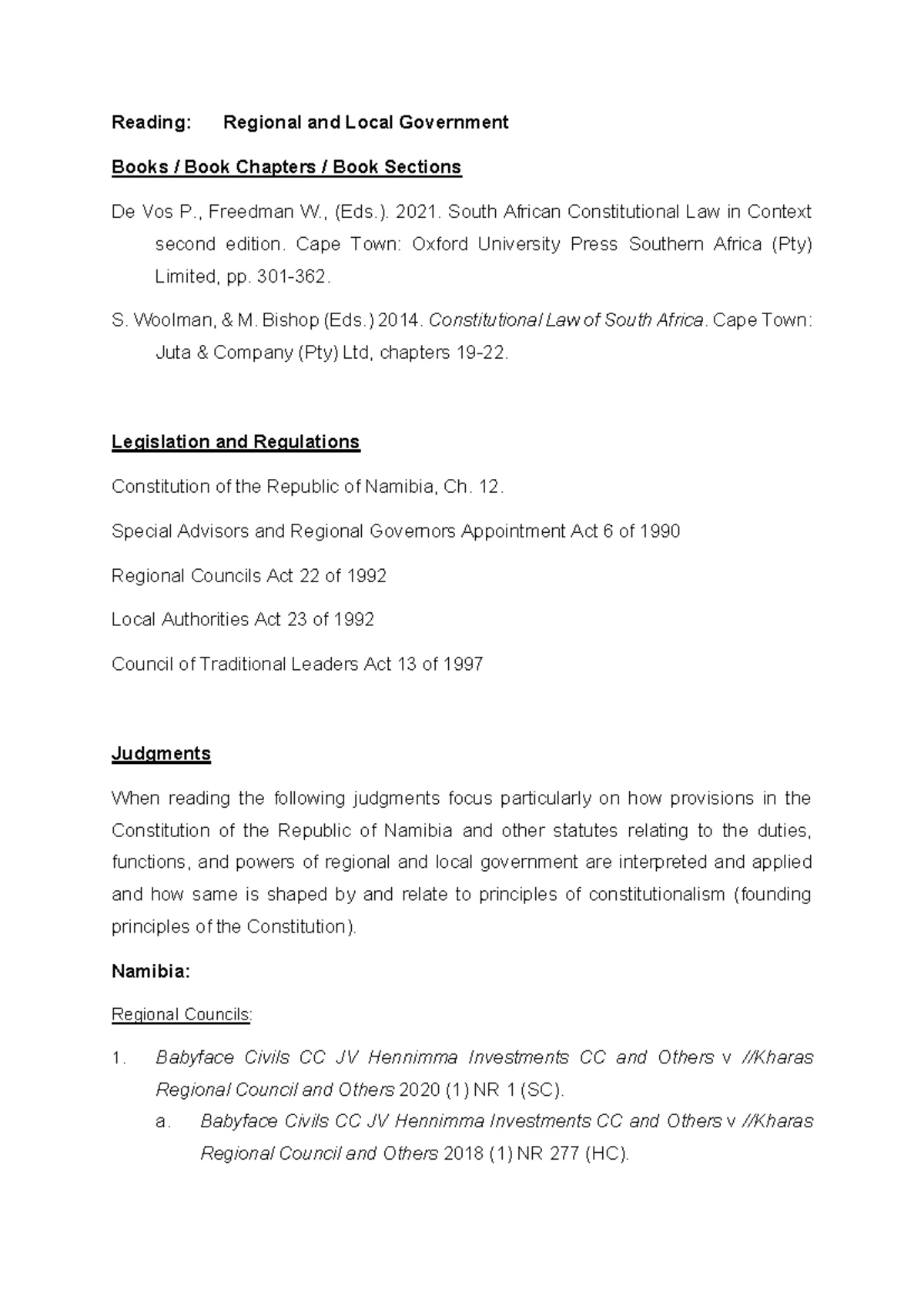 Local Authorities Act 23 of 1992 - Local Authorities Act 23 of 1992 (GG ...