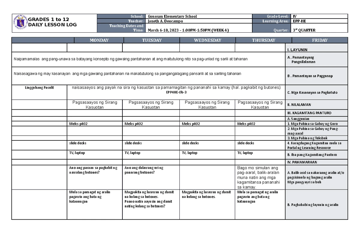 Tle10 Q1 W5 8 Css Tle 10 10 Tle Ict Css Quarter 1 Module 5 Installing And Configuring