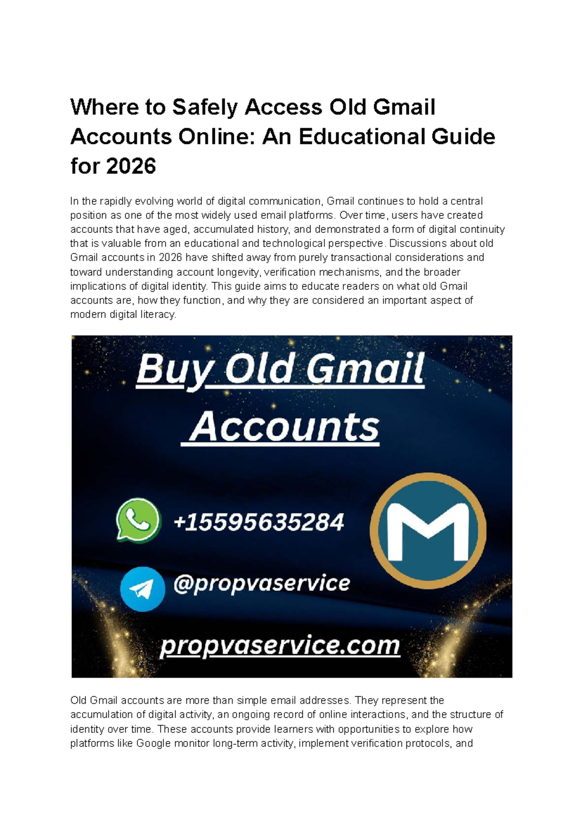 Understanding Old Gmail Accounts: An Educational Guide for 2026 - Studocu