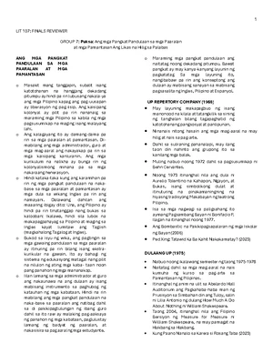 Kudlit, Gitling, at Tutuldok: Mga Gamit at Halimbawa sa Wika - Studocu