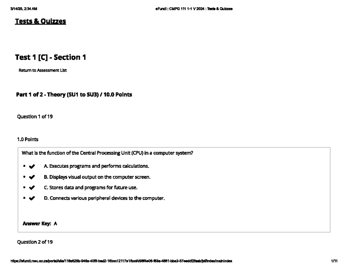 Test1 2024 Python theory - 2:34 AM eFundi : CMPG V 2024 : Tests Quizzes ...