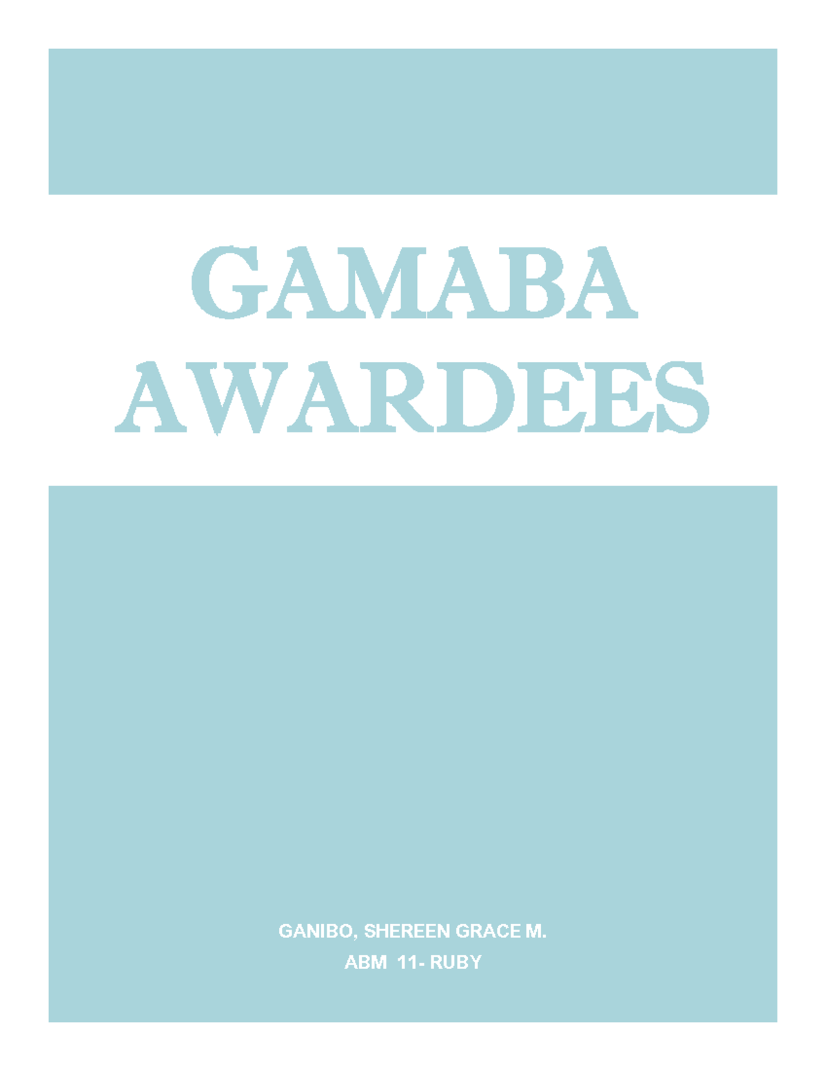 GAMABA Awardees: Celebrating Cultural Heritage and Artistry - Studocu