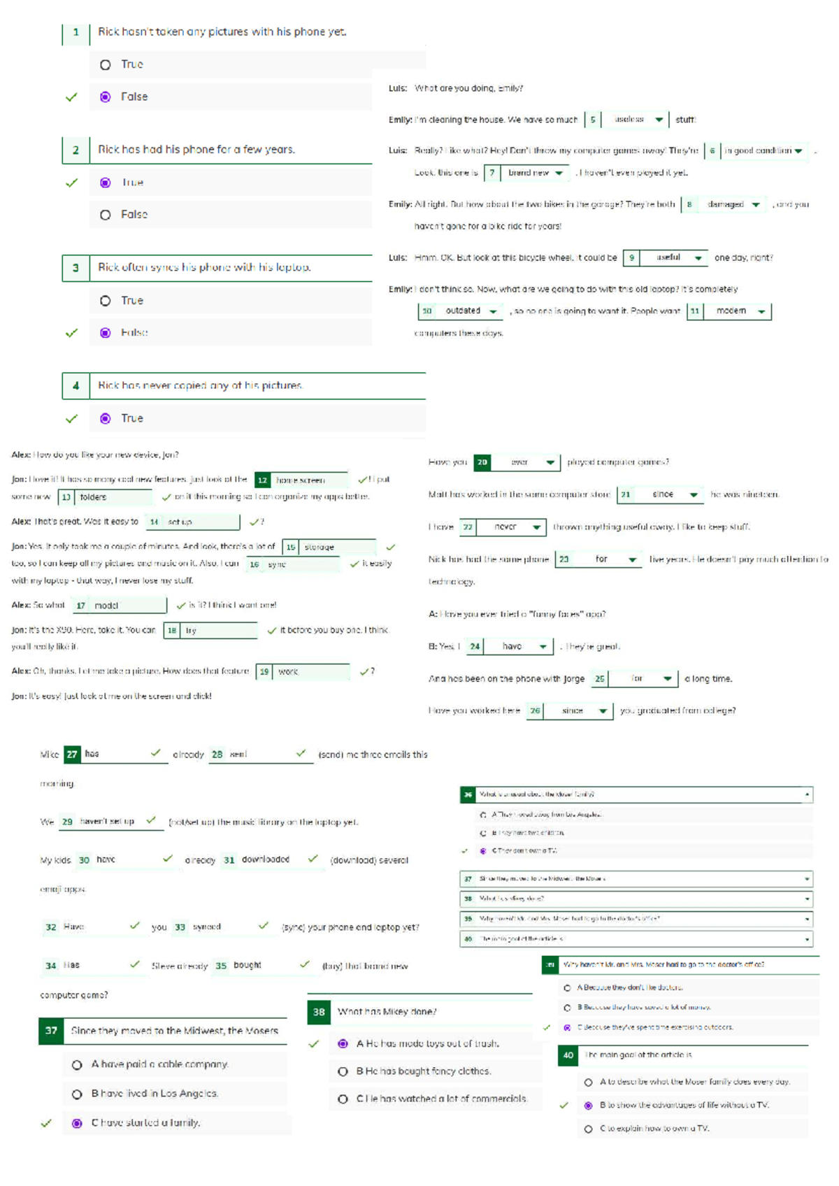 Ingles 3, Unit 2 - Progress Test 2 Notes - Studocu
