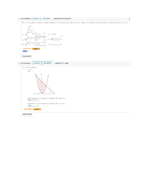 Cw9 - Classwork 9 - Calculus 2 - CLARINO, MATHES S. MATH147-A8 2023104089 M2 CW9 5 500 dx 3. I x ...
