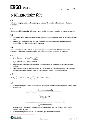 Formelark Fysikk 1: Fart, Akselerasjon og Bevegelseslikninger - Studocu