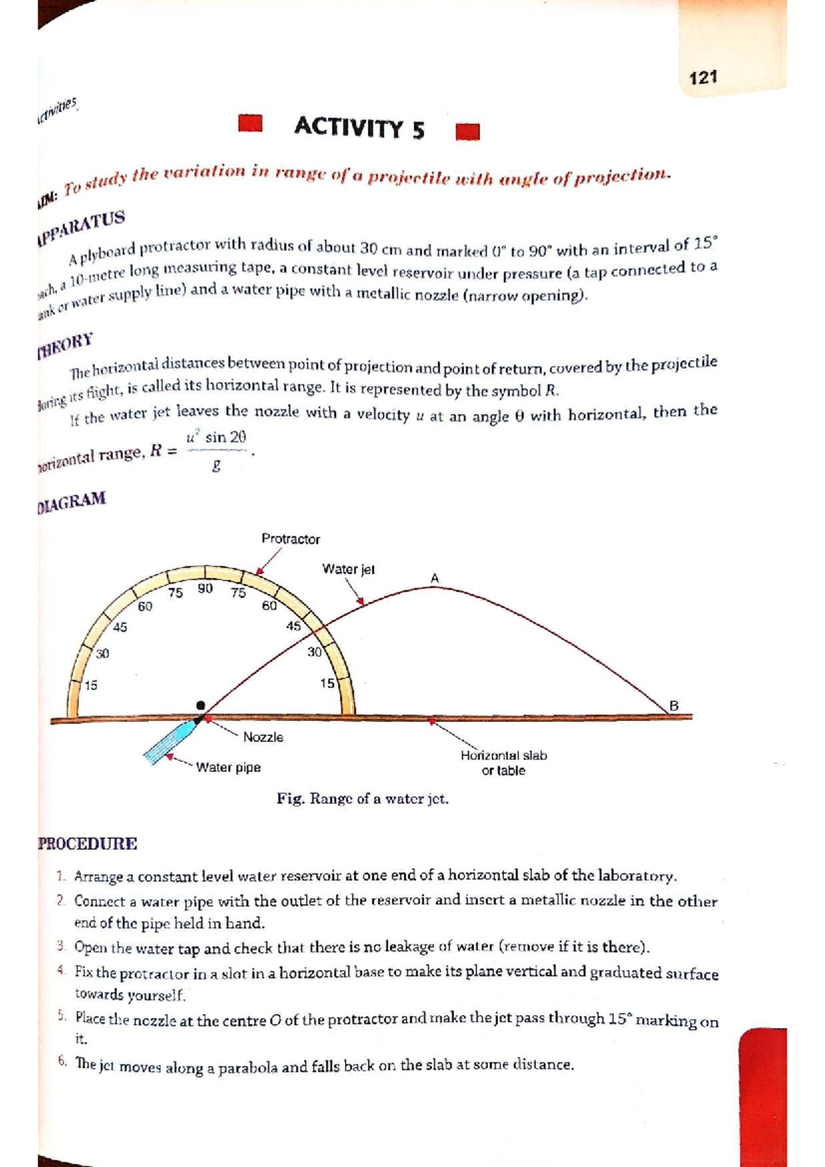 121 Activities: Study of Projectile Motion and Energy Conservation ...