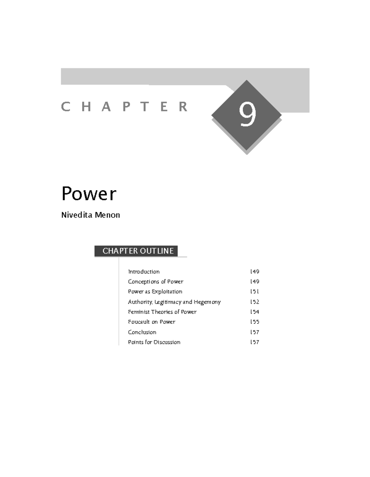 POLITICAL THEORY: CHAPTER 9 - Power by Nivedita Menon - Studocu