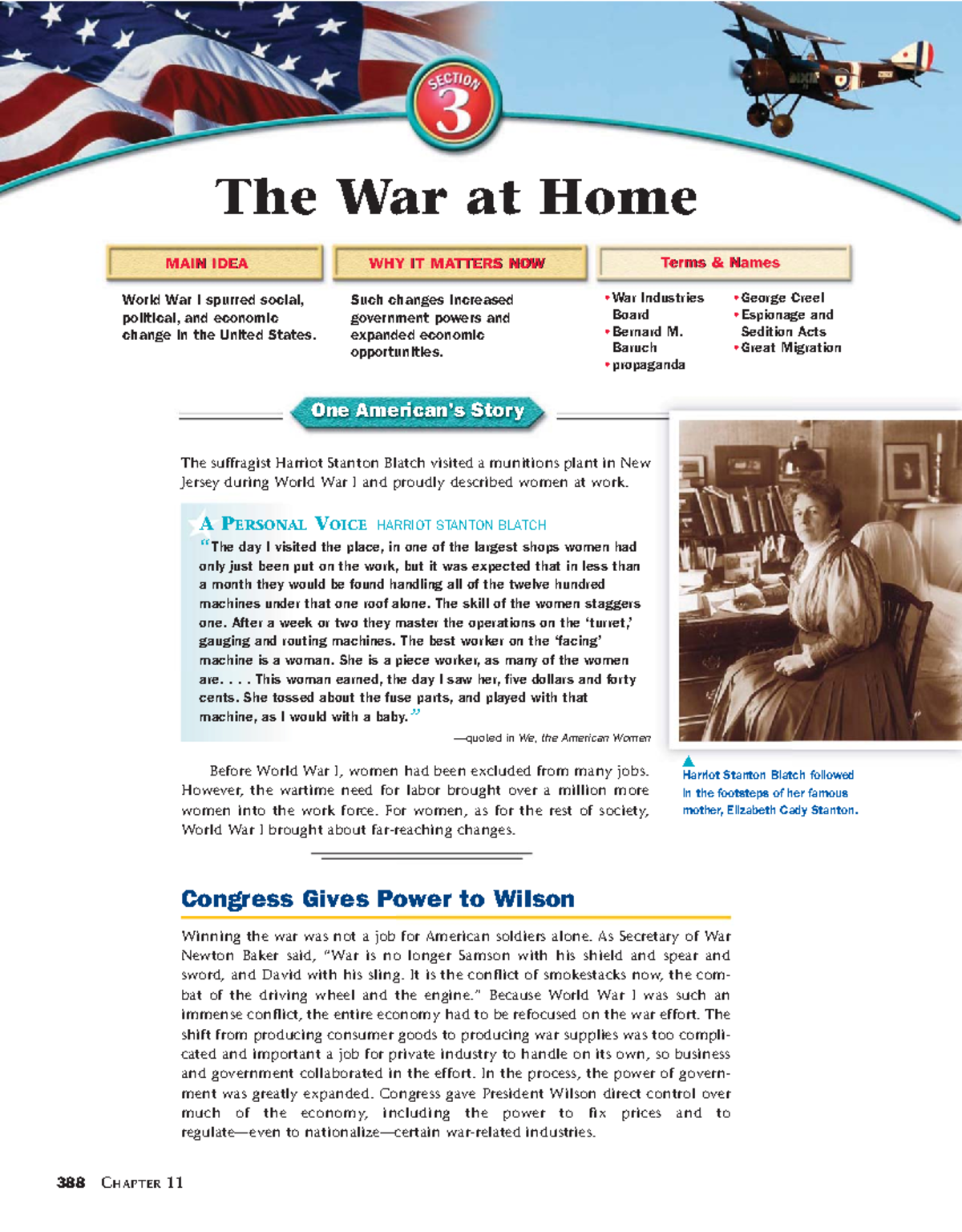 Chapter 11: The Impact of World War I on American Society - Studocu