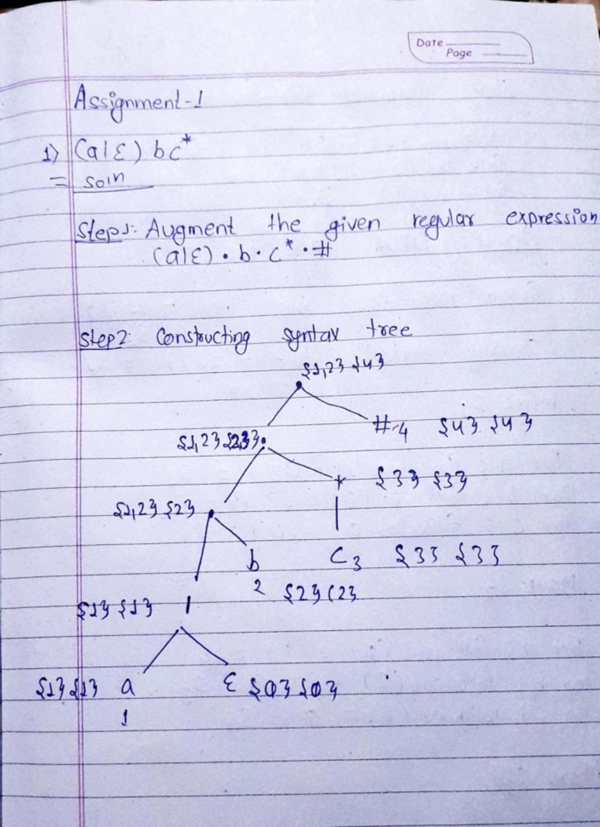 Complier-assignment - This is assignment given by teachers of compiler ...