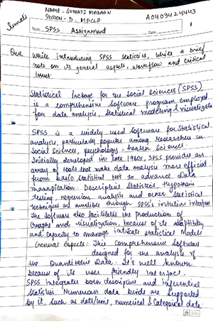 SPSS Workflow Overview: Essential Steps for Data Analysis in Psychology ...