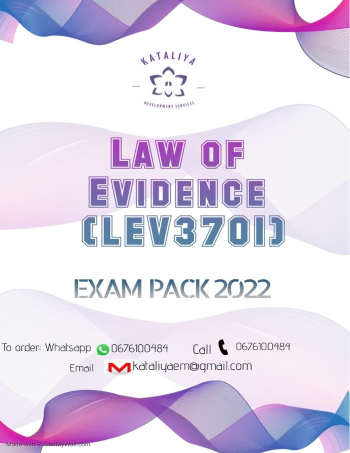 LEV3701 Exam Pack 2022 - Comprehensive Evidence Analysis Notes - Studocu
