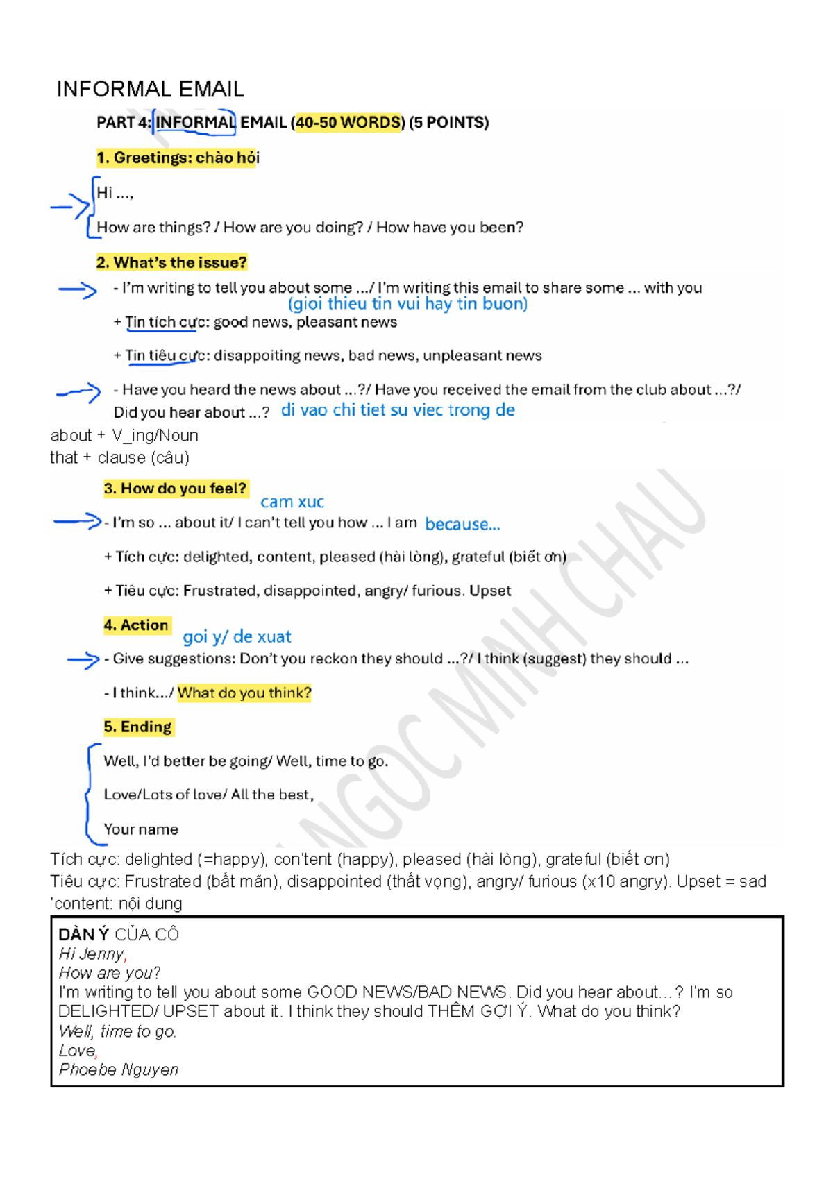 Email Writing Practice: Informal & Formal Examples (Course Code: VIẾT ...