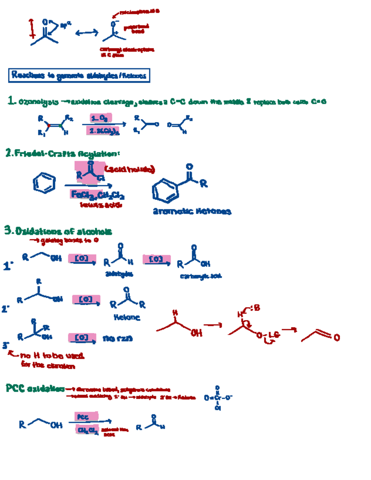 Topic 5 Review Notes: Nucleophilic Reactions and Mechanisms in Organic ...