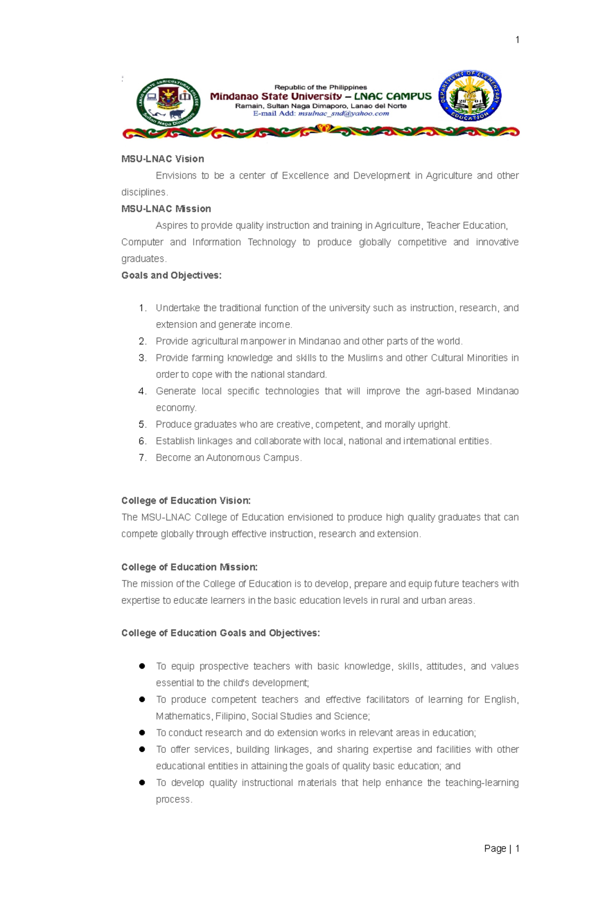 CPE104-MODULE 1: Focus on Learners & Metacognition Principles - Studocu