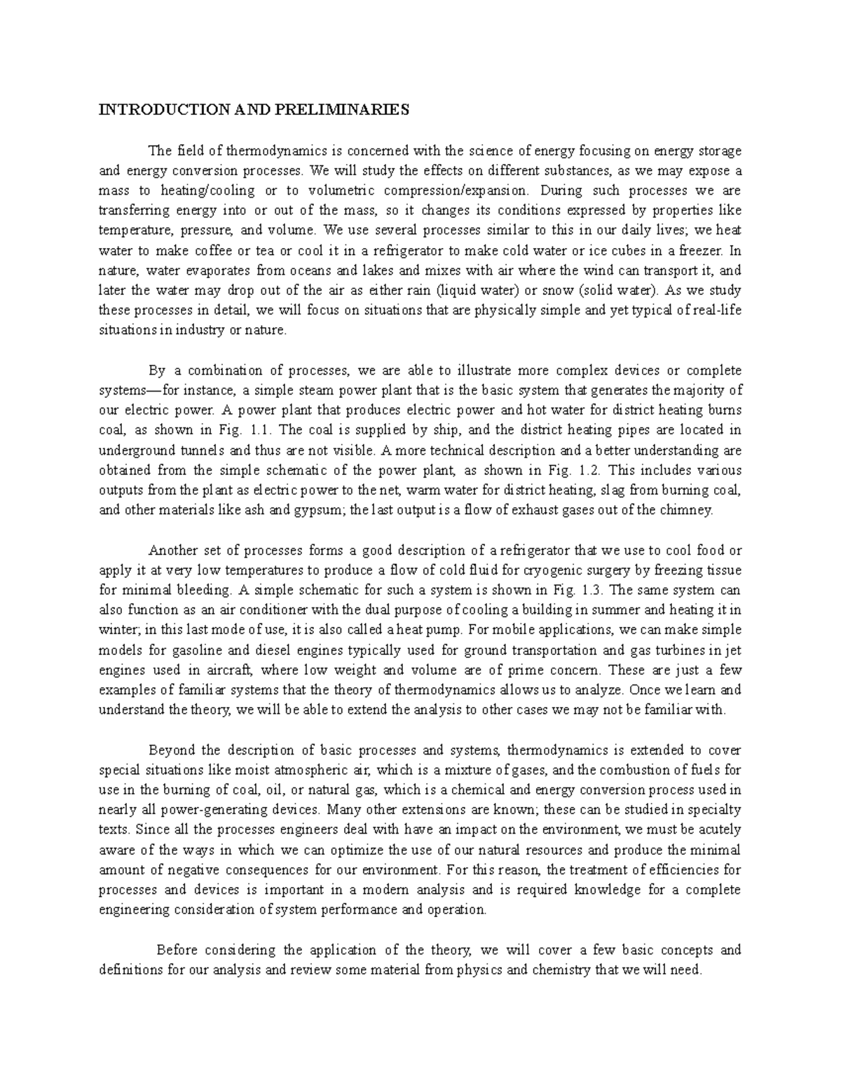 Thermodynamics Fundamentals: Introduction & Preliminaries (KOBS-THERMO ...
