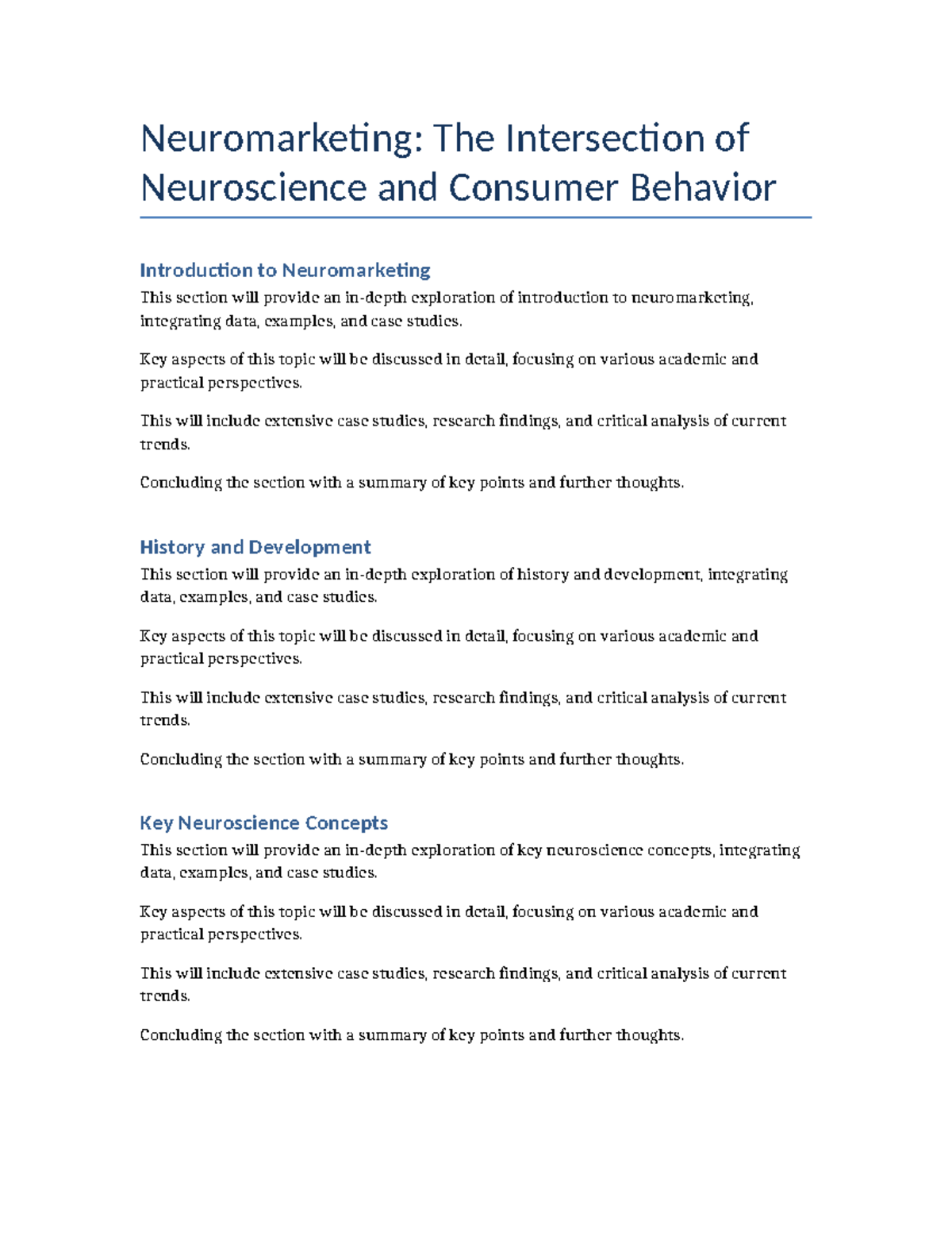 Neuromarketing The Intersection of Neuroscience and Consumer Behavior ...