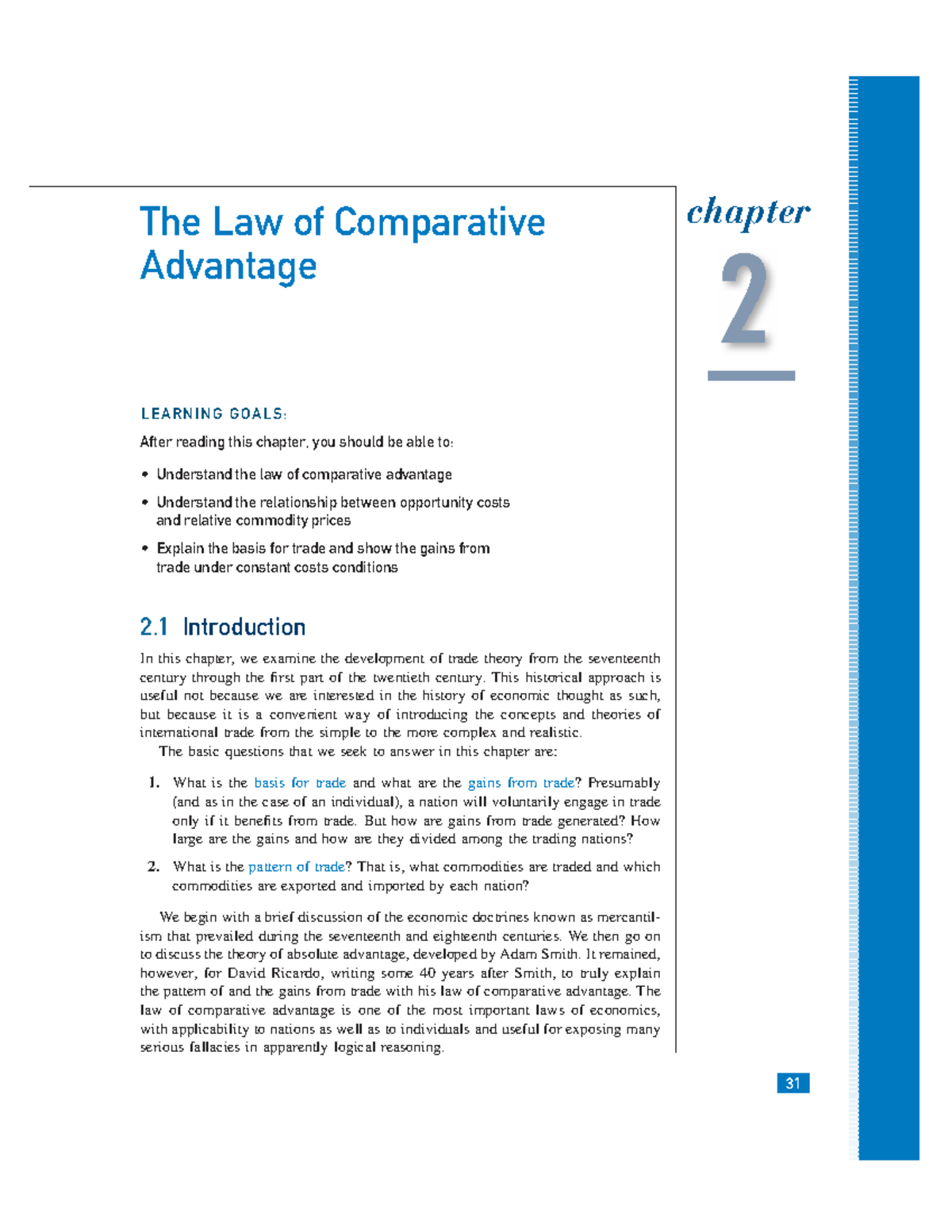 C2 Comparative Advantage: Understanding Trade Theories and Gains - Studocu