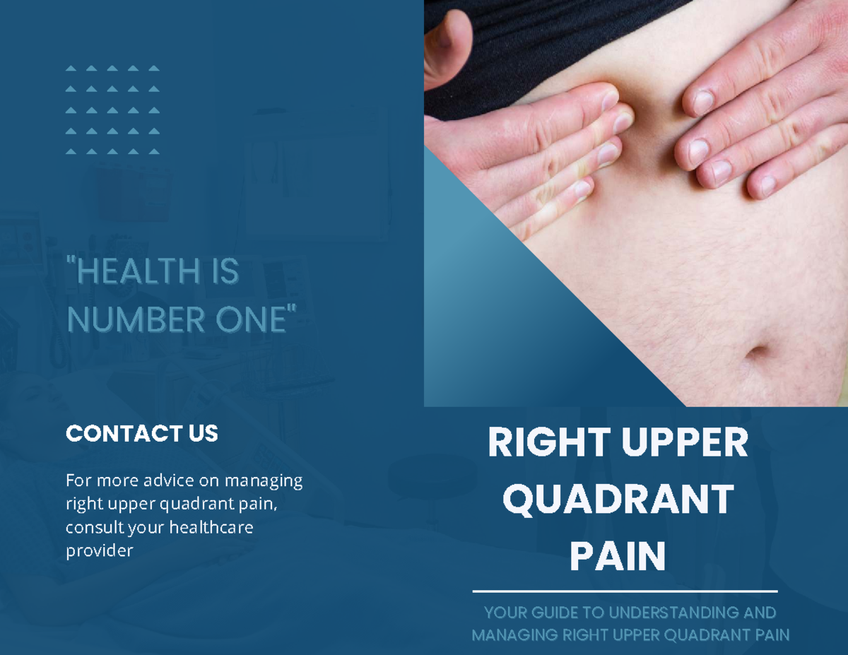 IS NUMBER CONTACT US: Managing Right Upper Quadrant Pain Guide - Studocu