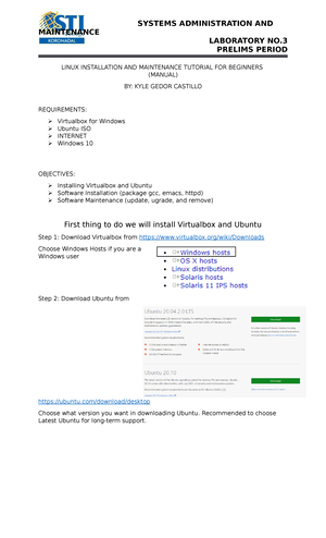 02 Task Performance 1 - Operating System - CHRISTIAN JAMES D. FLORES BSIT – 2A I. A. Recall the ...