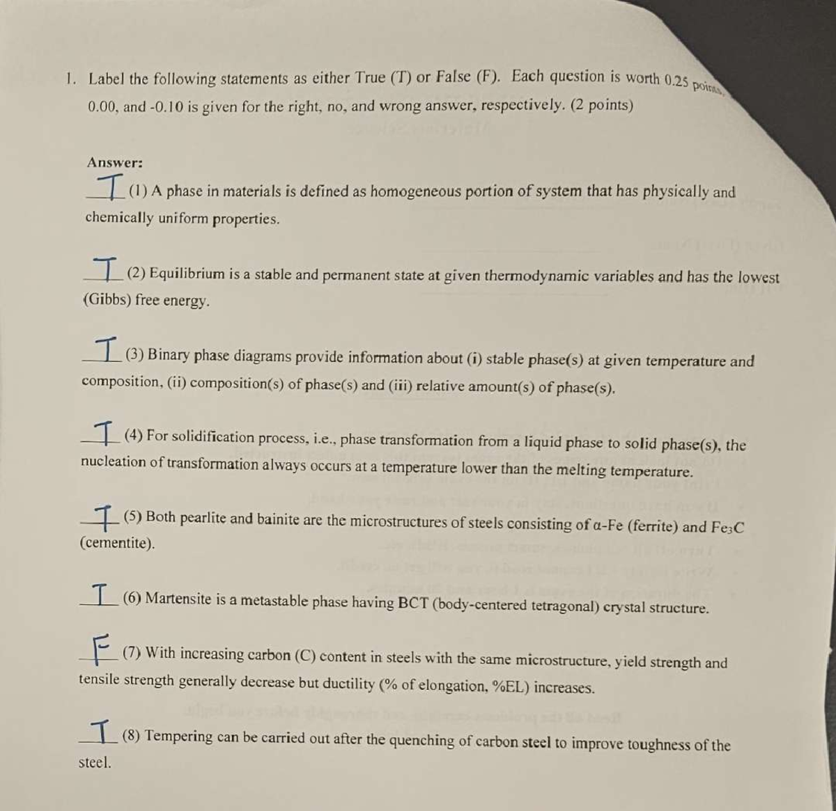 MECE 3345 Spring Final Exam Review: Phase Diagrams & Microstructures ...