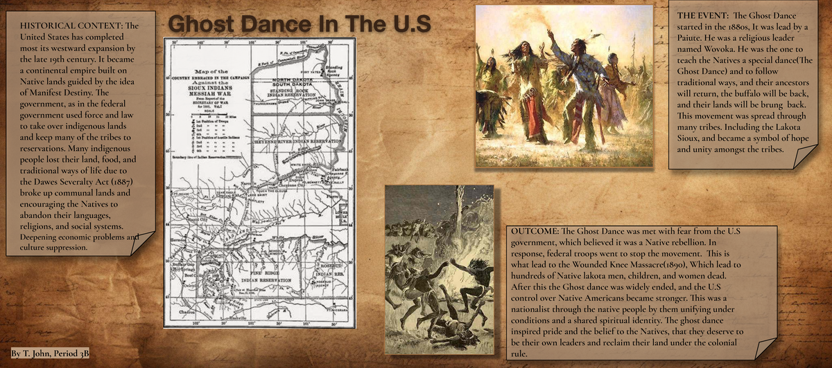 HIST 101: Key Insights on the Ghost Dance Movement and Its Impact - Studocu