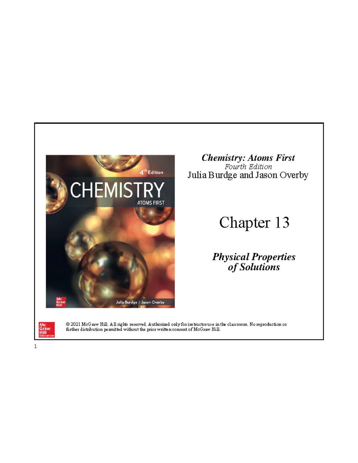 Chemistry 13: Lecture Notes on Physical Properties of Solutions - Studocu