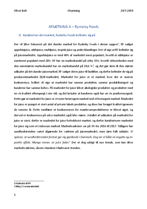 Skriftlig Afsætning Eksamen: Analyse af Carlsbergs Vækststrategier ...