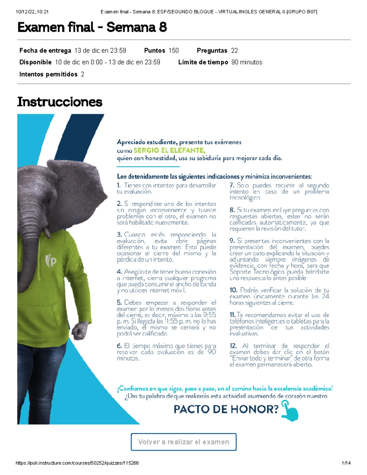 Examen final - Semana 8 ESP Segundo Bloque - Virtual Ingles General II ...