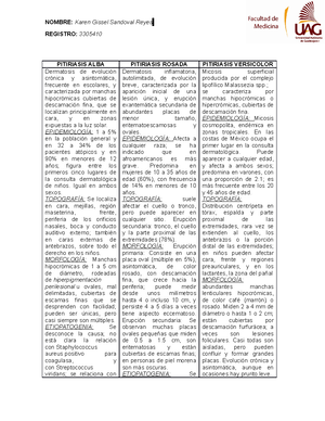 Criterios diagnósticos para dermatitis atípica - Cuadro Criterios de ...