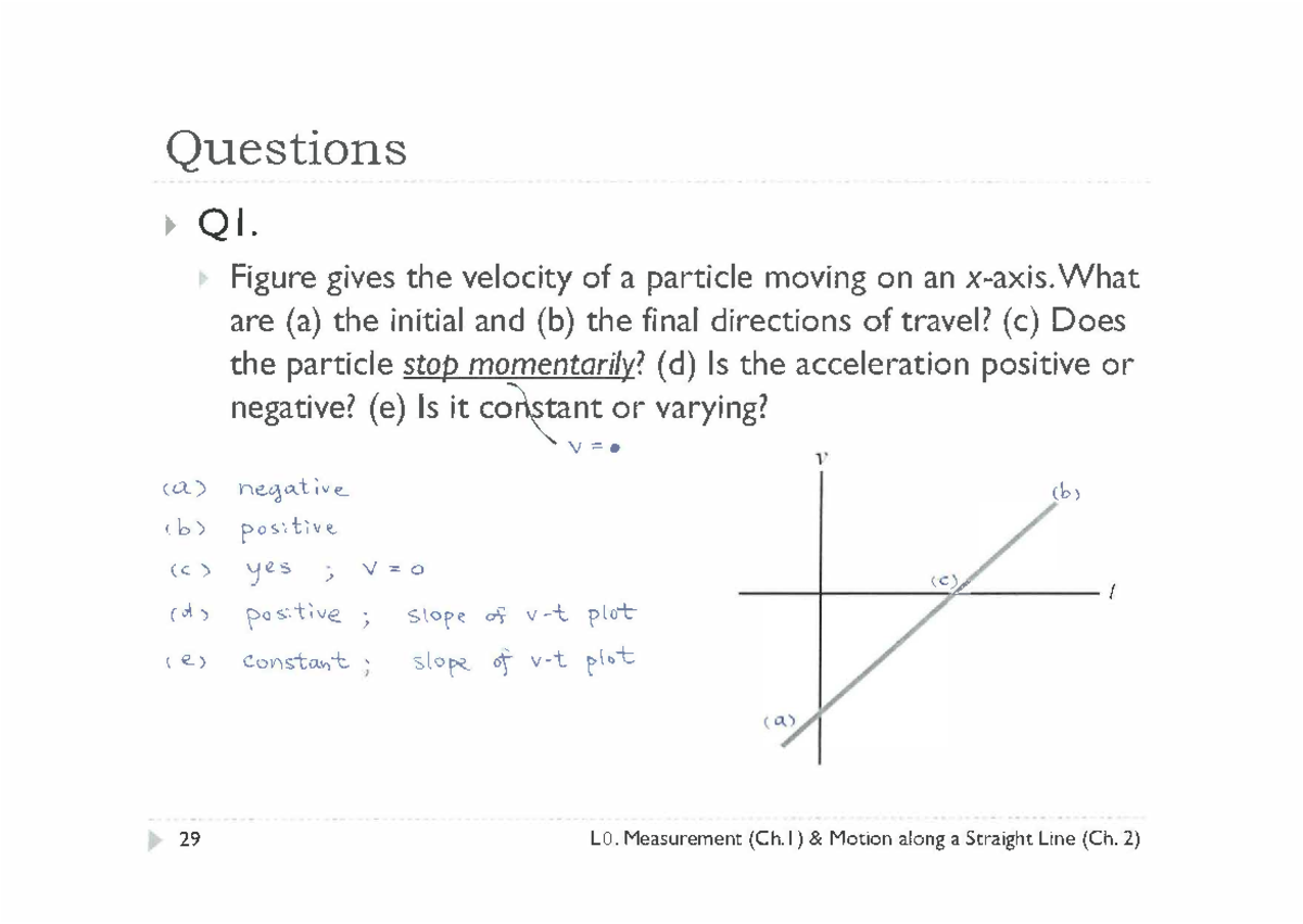 Answers to Lecture Questions in Physics (Ch. 1-20) - Studocu