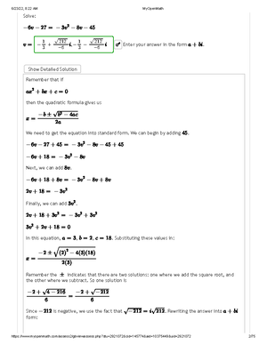 Lecture Note 1: Intro to Basic Algebra Concepts and Rules - Studocu