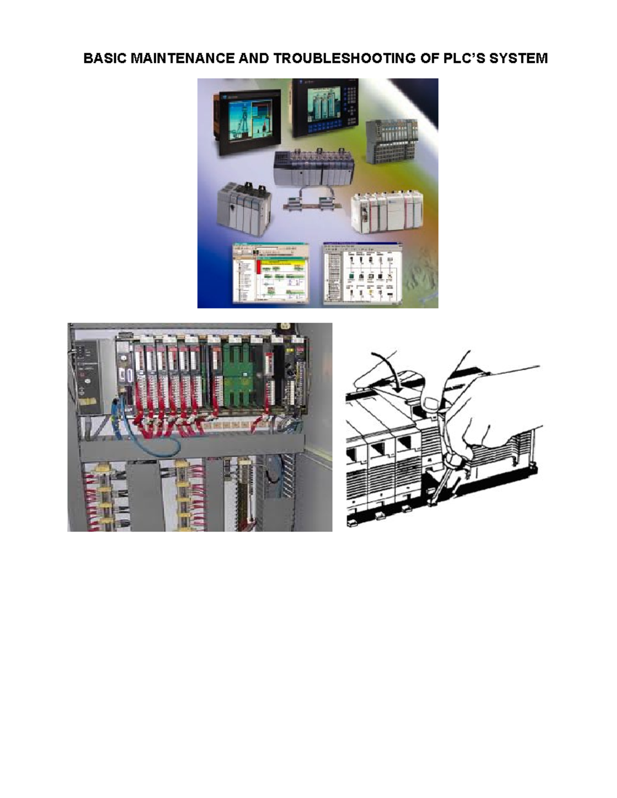 Basic PLC Maintenance & Troubleshooting Guide - Studocu