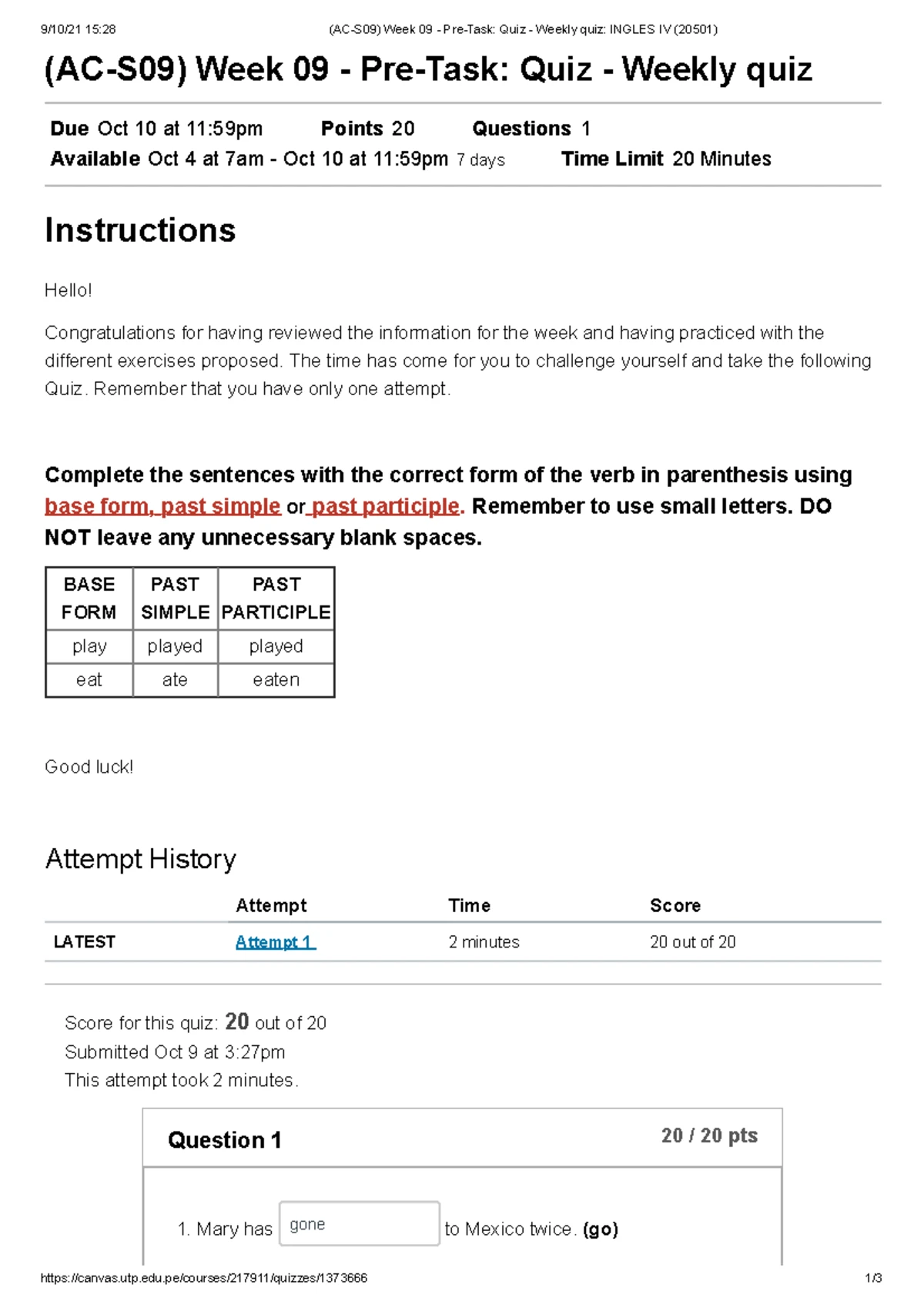 (AC-S03) Week 03 - Pre-Task Quiz - Grammar Practice PC - Studocu