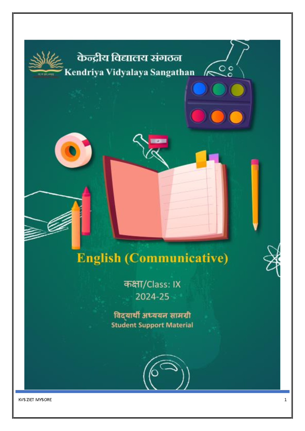 Student Support Material for IX Class 2024-25: Final Compilation - Studocu