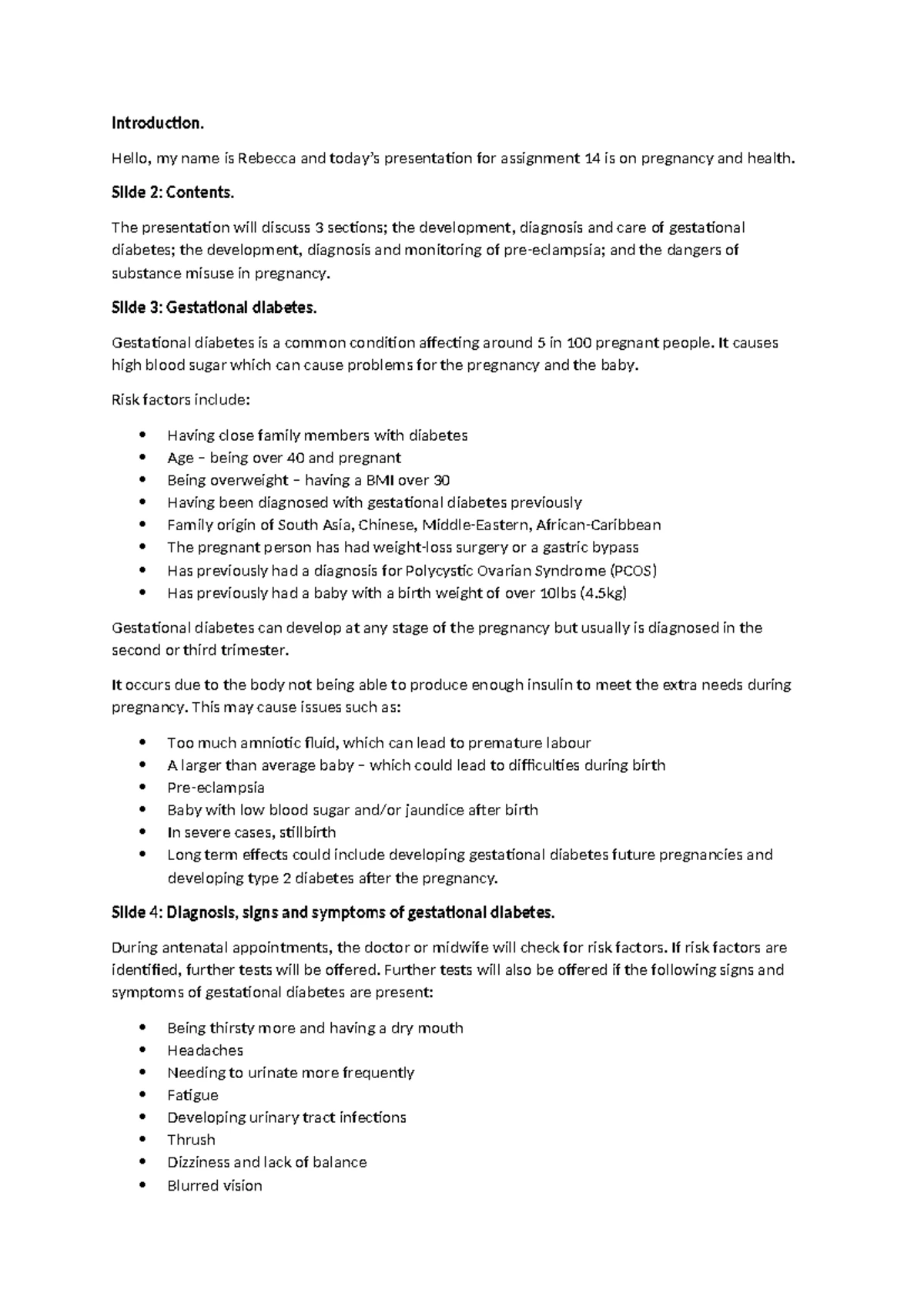 Nutrition & Digestion Presentation Notes (Unit 9) - Studocu