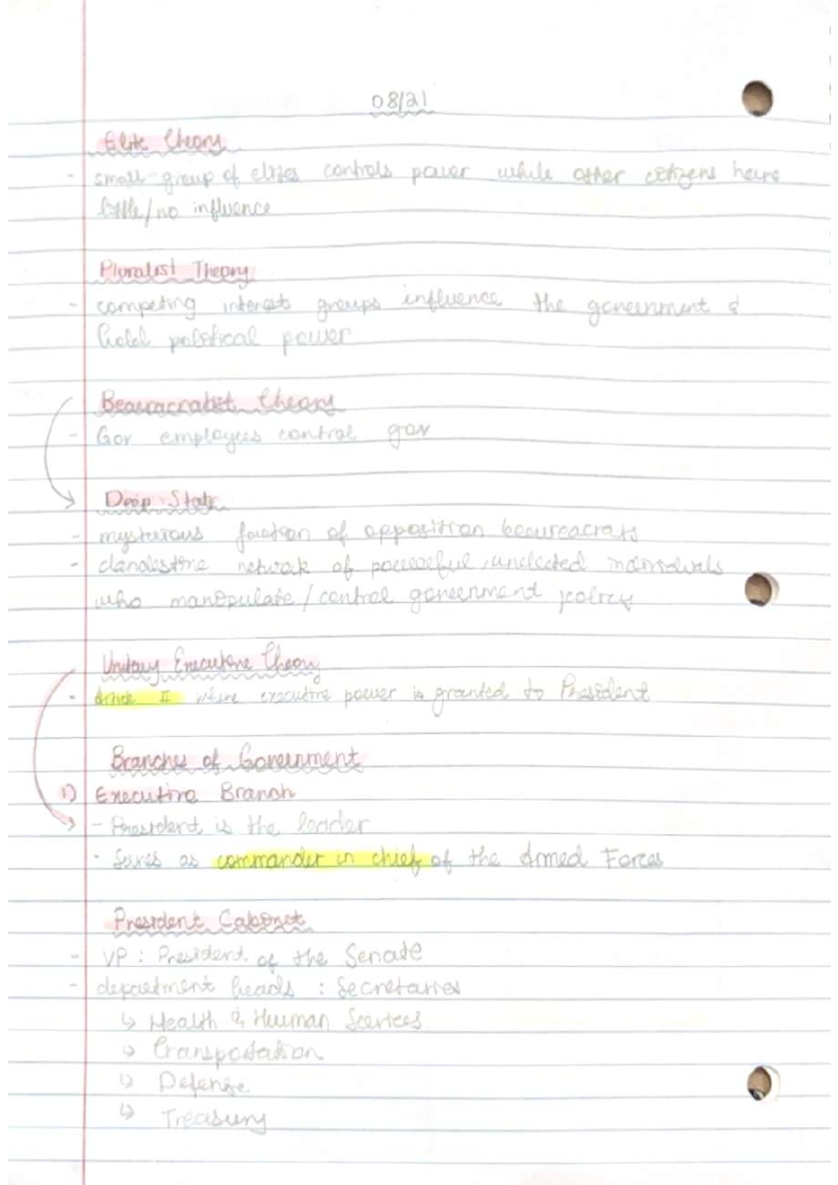 Unit 1 POL 1101 Notes: Power Dynamics & Government Structure - Studocu