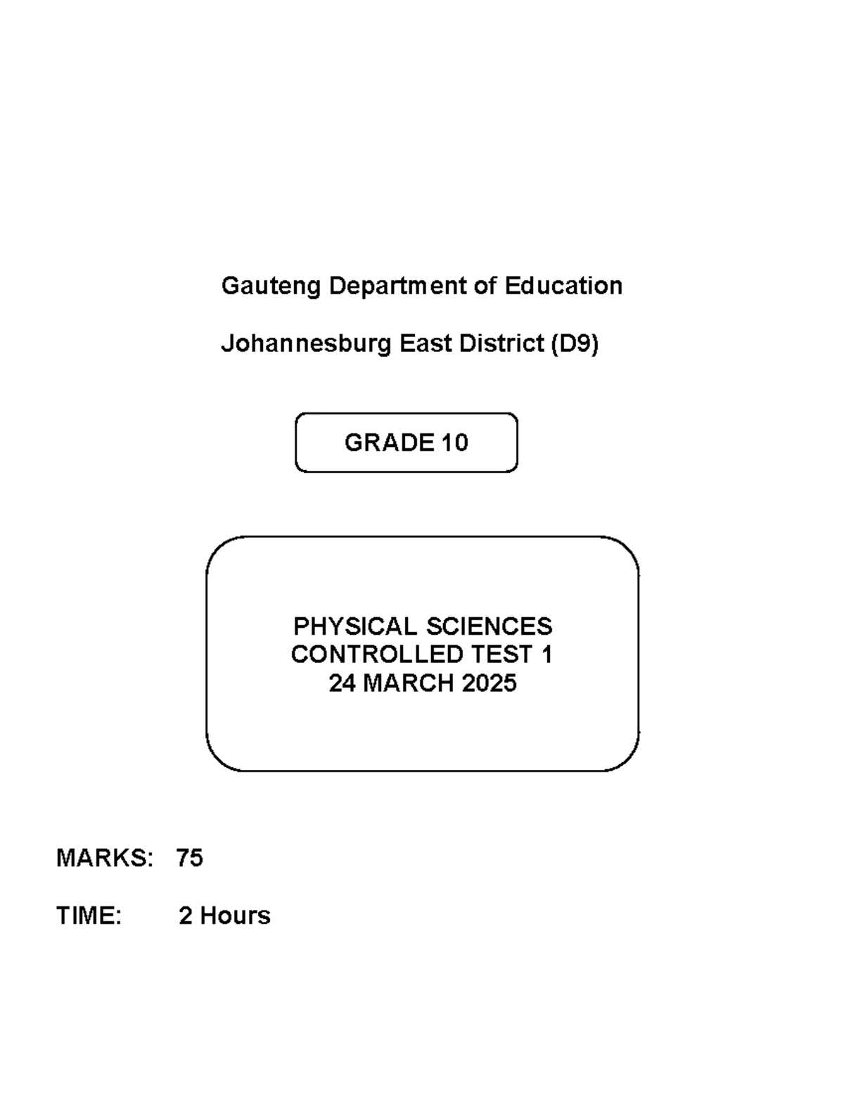 Physical Sciences P1 Exam Paper May-June 2023 Analysis and Solutions ...
