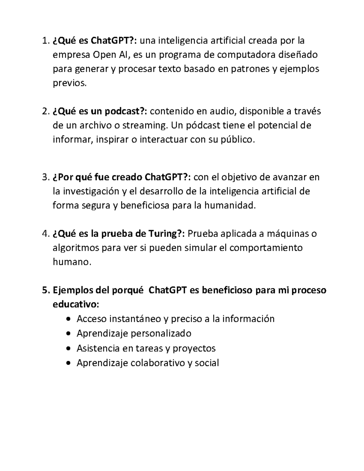 ¿Qué es ChatGPT? Guía sobre IA y su impacto educativo - Studocu