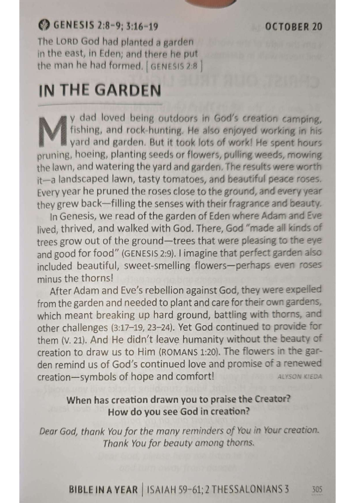 GENESIS 2:8 - Reflections on Creation and the Garden of Eden - Studocu