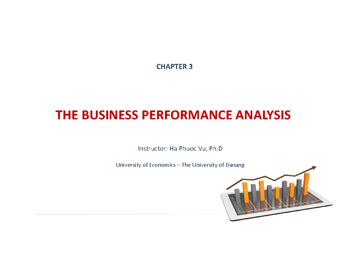 CHAPTER 3: BUSINESS PERFORMANCE ANALYSIS (ACC3006) - Financial Metrics ...