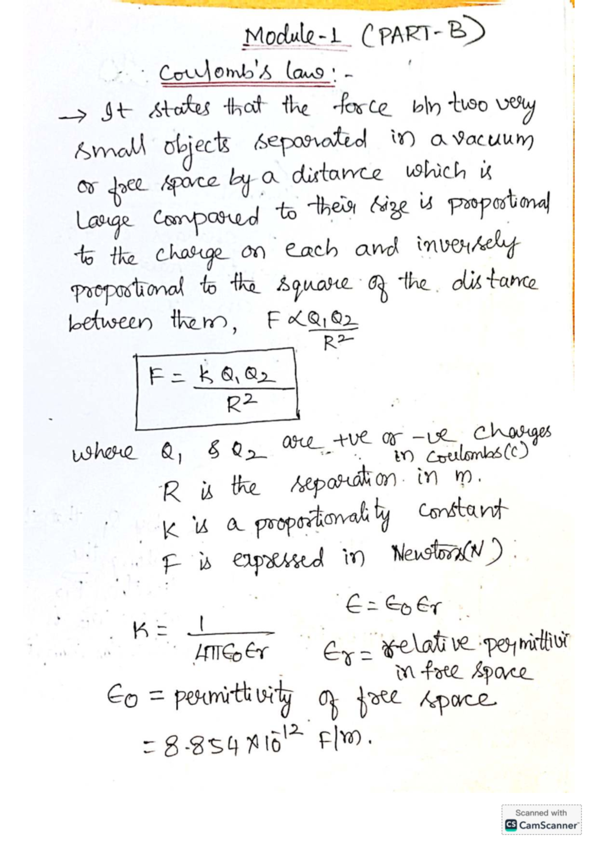 Electromagnetic Forces and Charge Interactions (EM-Module 1 Part A ...