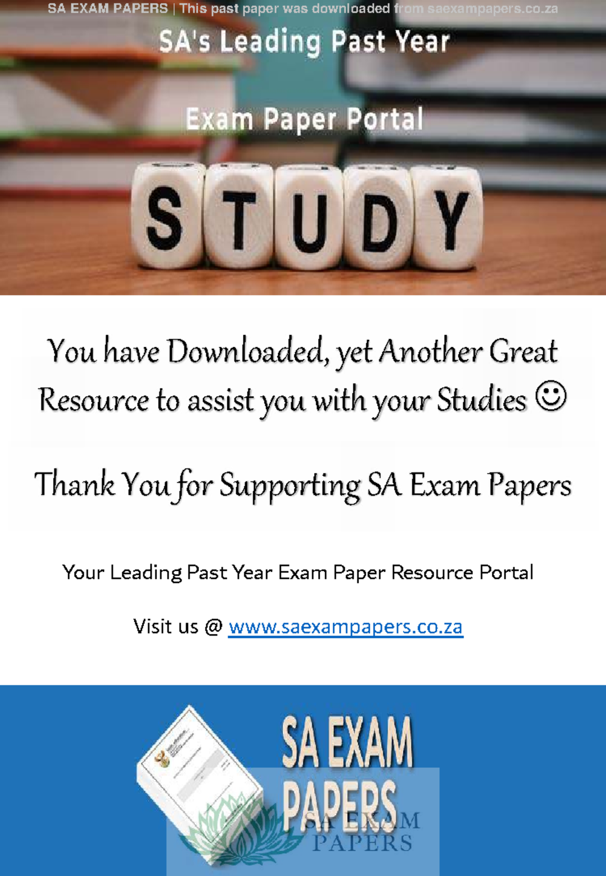 Accounting NSC P1 Answer Book May/June 2024 - Eastern Cape Exam - Studocu
