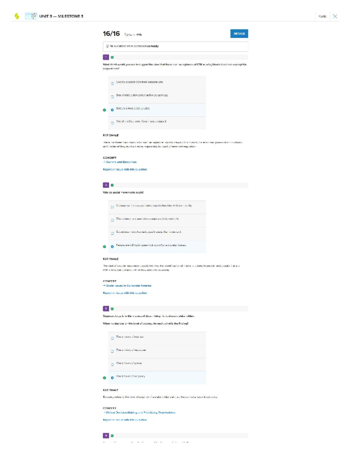 Milestone 3: Corporate Social Responsibility & Stakeholder Dynamics ...