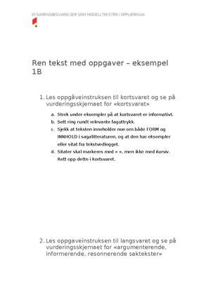 Retorisk analyse og vurdering av ulike former for tekster - Retorisk analyse og vurdering av ...