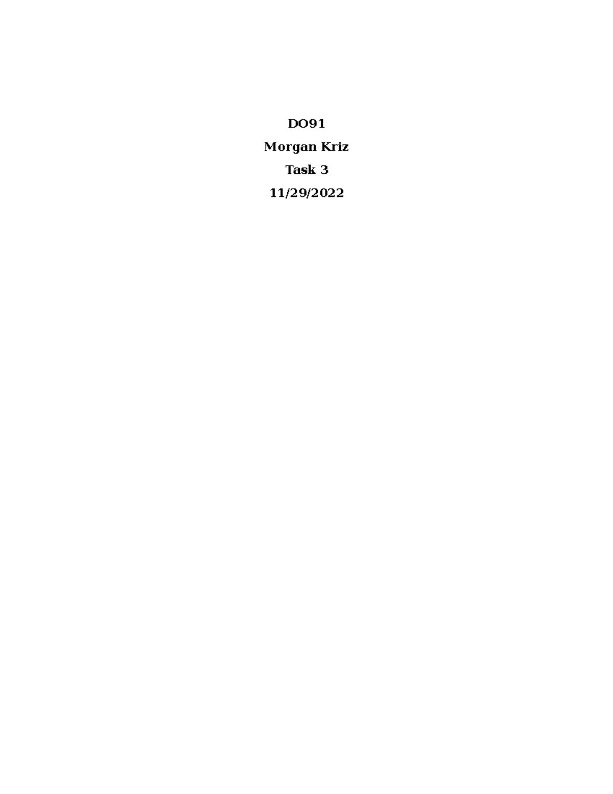 DO91 Task 3 - Evaluation of Formative Assessment & Lesson Plan - Studocu