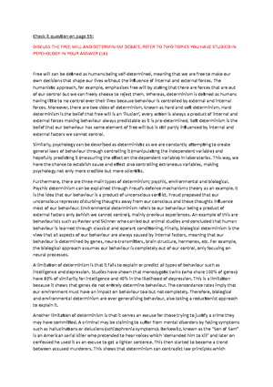 Discuss Culture Bias in Psychology (16 marks) - There are two forms of ...